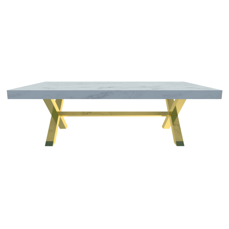 Marble Top Rectangular Table – The Lounge