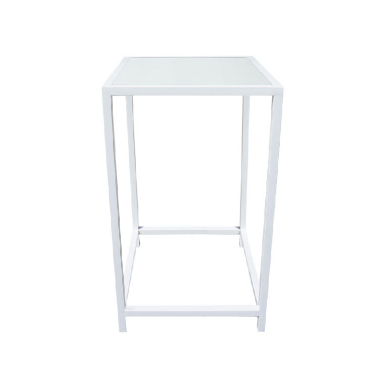 Claire Bistro Table – White – The Lounge