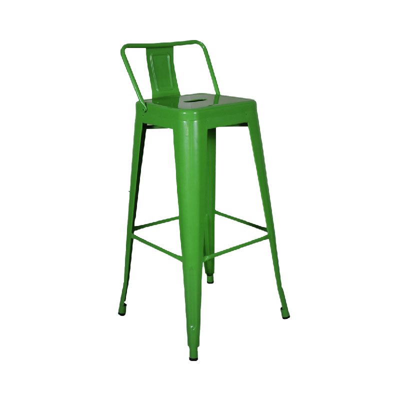 Industrial Green Stool – The Lounge